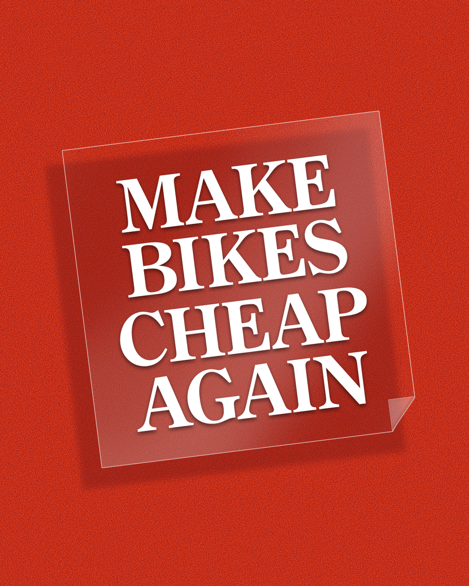 Make Bikes Cheap Again Sticker – Mahalo My Dude
